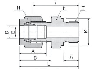 Male Connector - Inches to BSPP